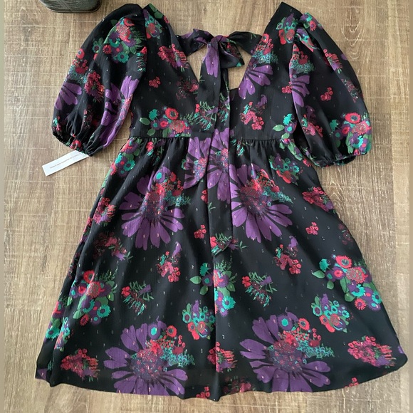 Modcloth | Dresses | Nwt Modcloth Meow Bouquet Babydoll Dress | Poshmark